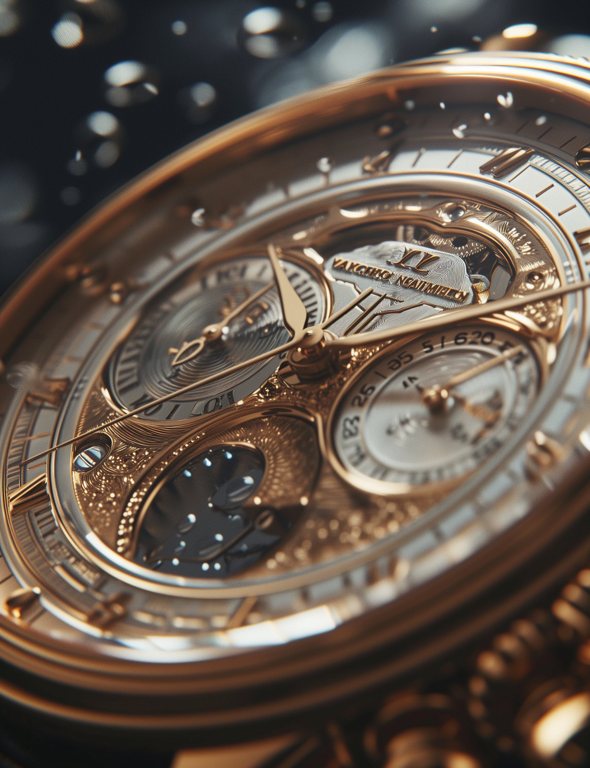 Imagined Watch - Gold Abstract Skeleton Vacheron Constantin Inspired ...