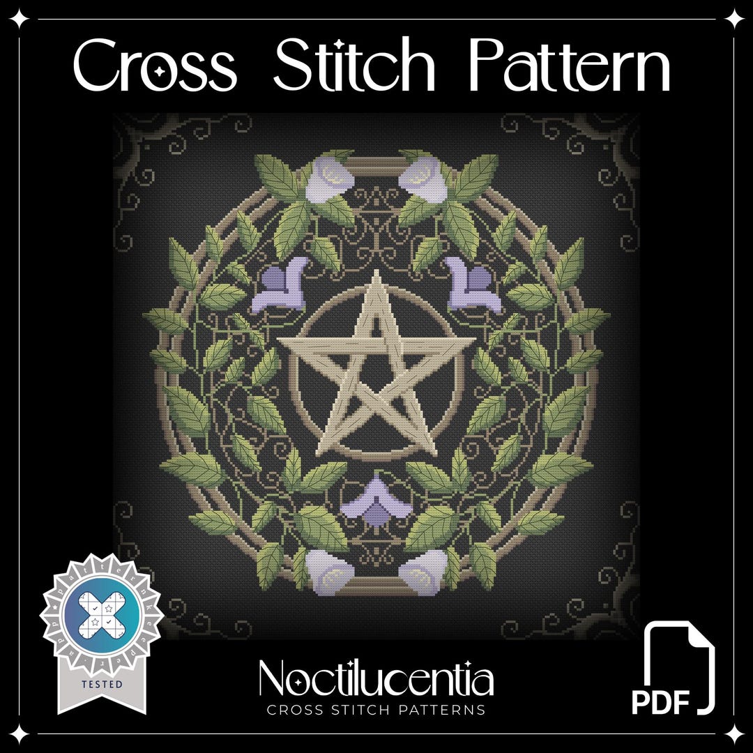 Pentacle of the Green Witch - Pagan Forest Witchcraft Wicca Pentagram ...