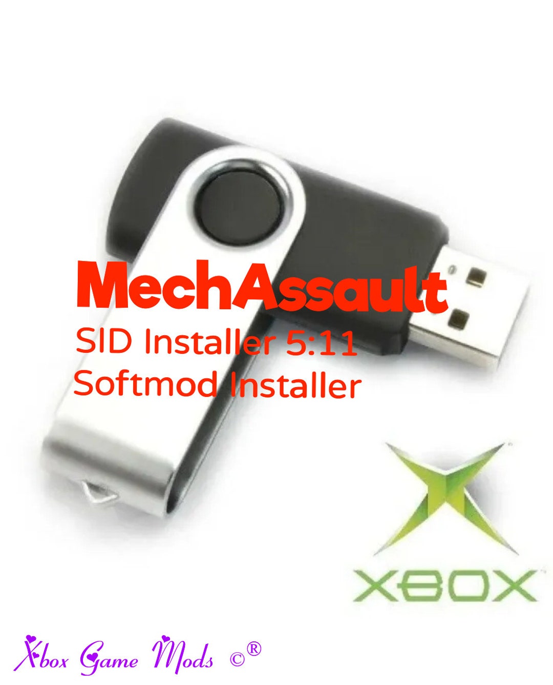 Original Xbox MECHASSAULT SID Installer 5:11 Softmod USB Flashdrive - Etsy