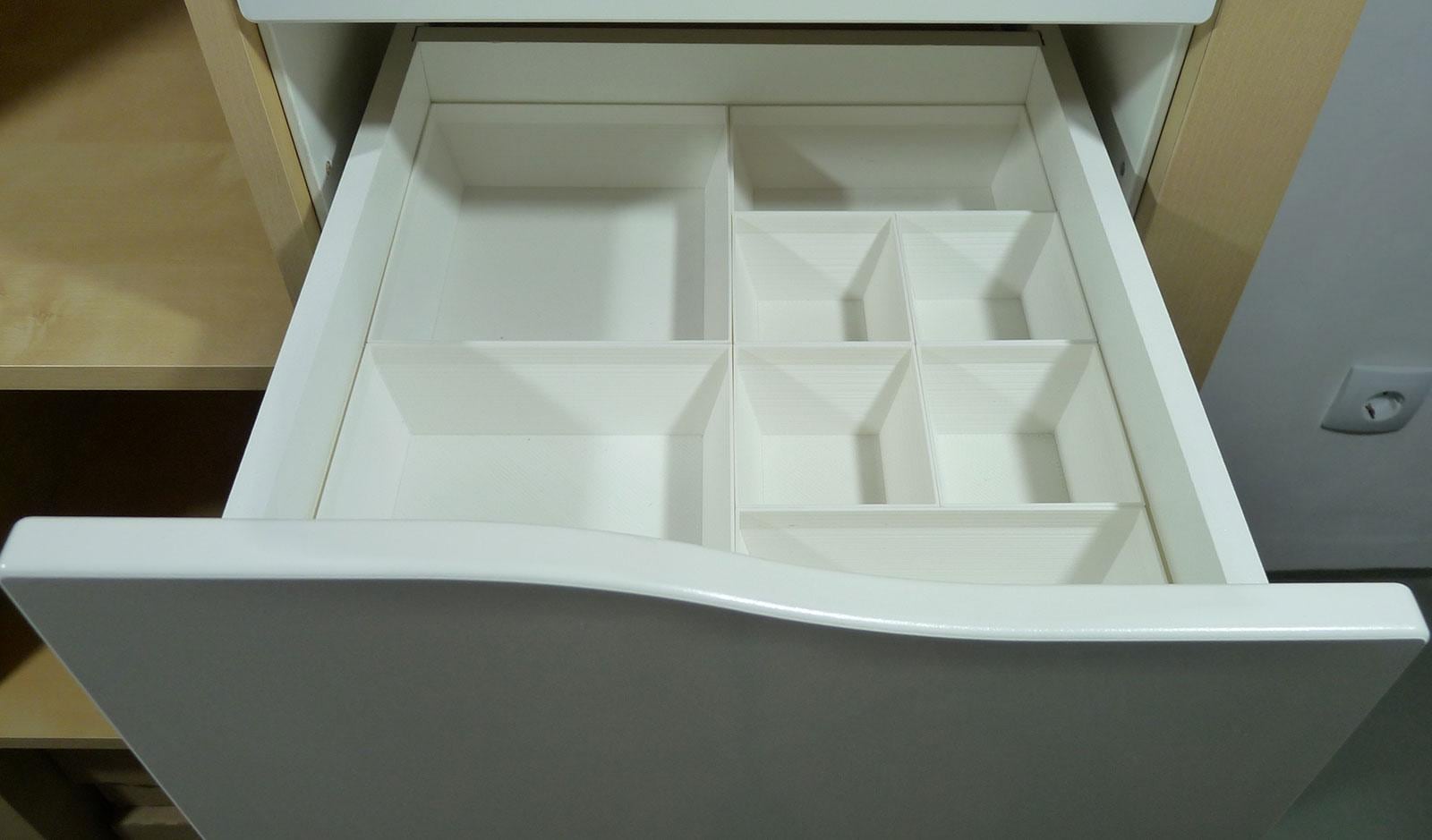 Ikea Kallax Expedit Drawer Insert Set of 2 Newer Version Wave-shaped ...