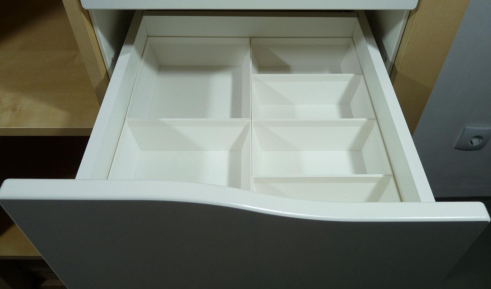 Ikea Kallax Expedit Drawer Insert Set 1 Newer Version Wave-shaped ...
