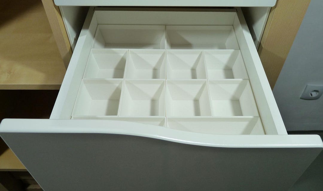 Ikea Kallax Expedit Drawer Insert Set of 3, Newer Version, Wavy Drawer ...