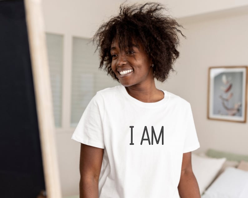I AM Shirt, Motivational Shirt, Positive Tee, Inspirational Tee ...