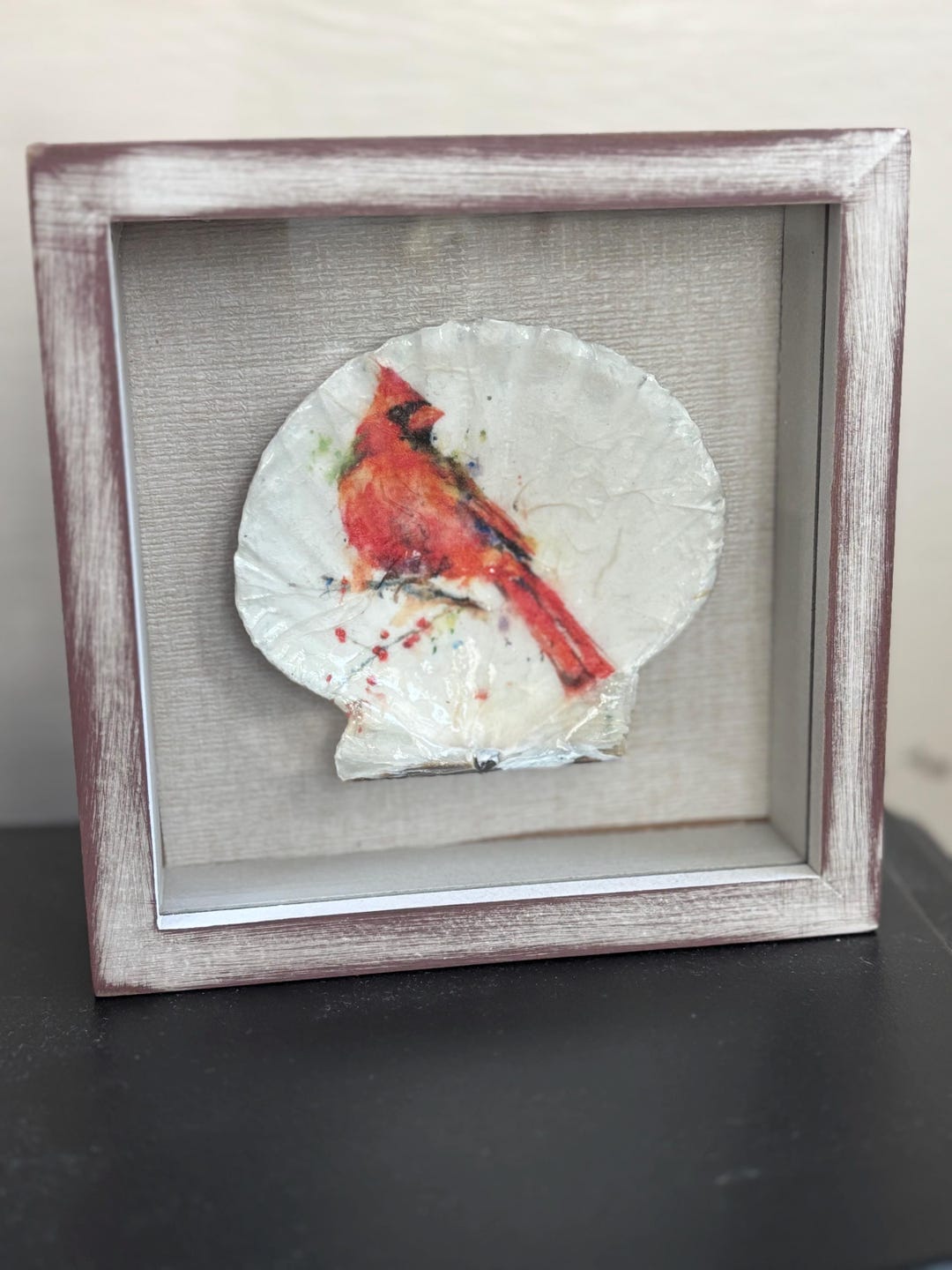 Cardinal Scallop Shadow Box Frame - Etsy