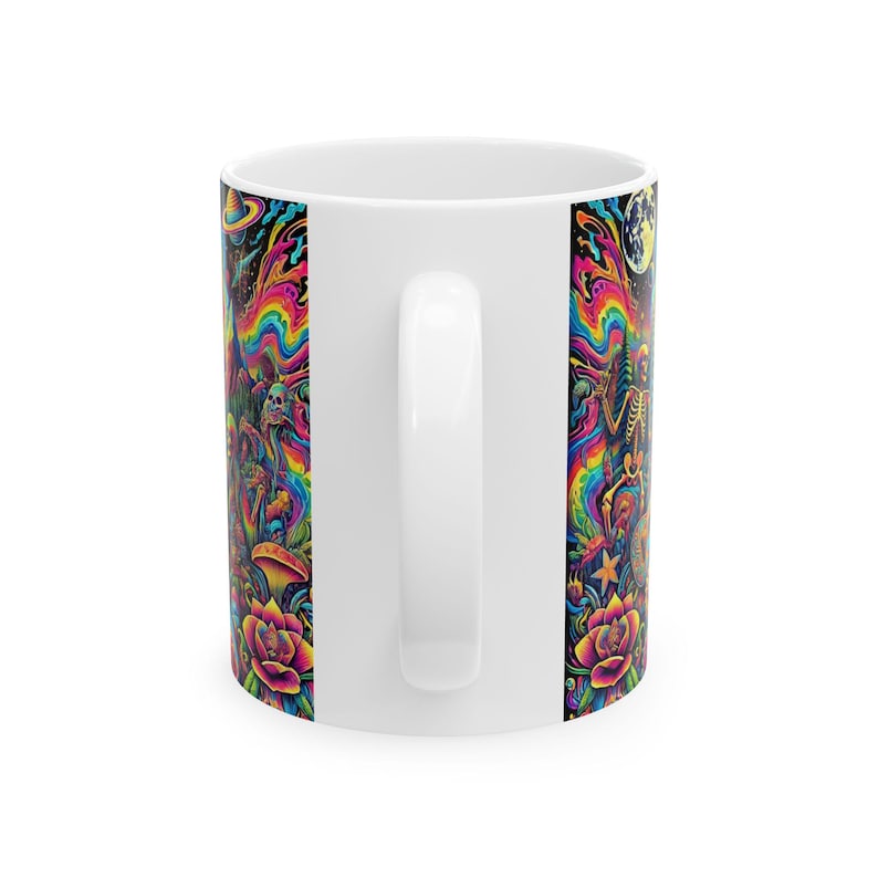 Grateful Dead Inspired Mug Trippy Psychedelic Journey Ceramic Mug ...