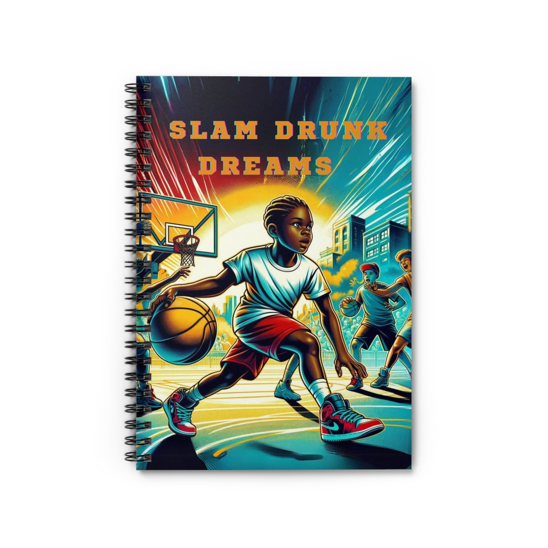 Slam Dunk Dreams Journal Ruled Line, Joyous Life Journals - Etsy