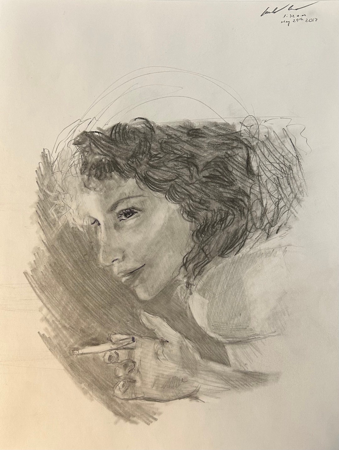 Maya Deren Vintage Woman Smoking Art - Etsy