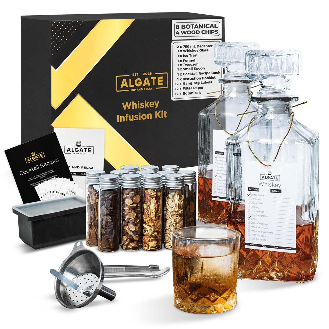 Whiskey Making Kit, DIY Whiskey Infusion Kit, Make Your Own Whiskey, 2 ...