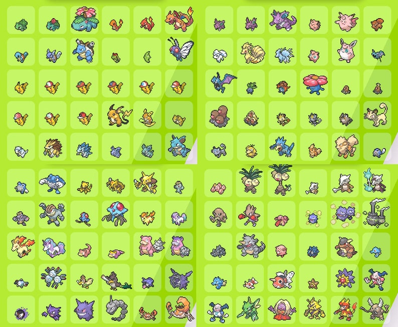Complete/full Galar Pokedex Pokemon Sword/shield HOME Evs Trained - Etsy