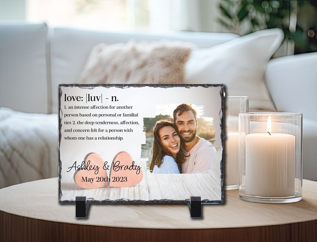 Personalized Photo Slate, Custom Photo Slate, Photo Rock Slate ...