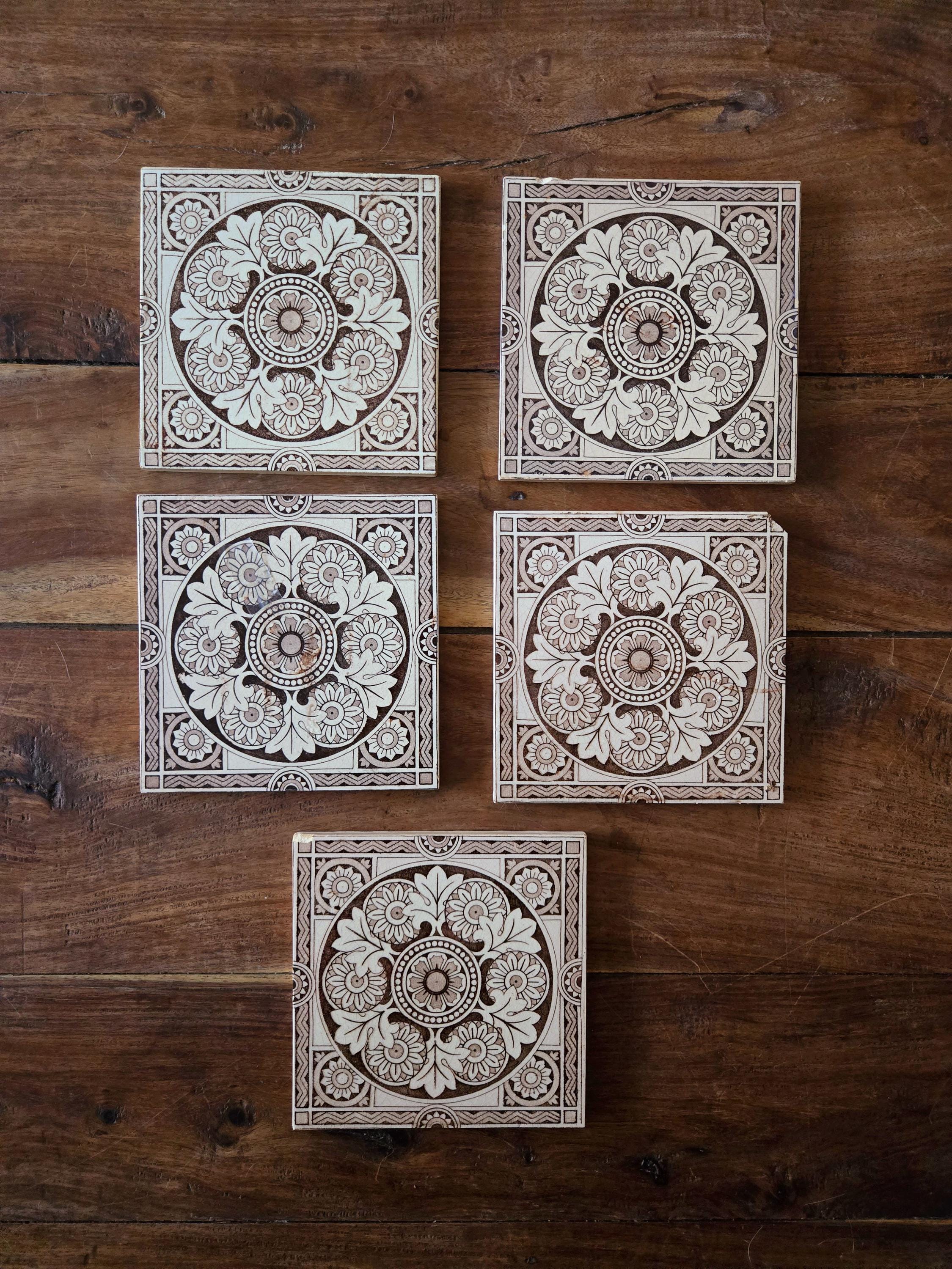 Antique Victorian Tile: Aesthetic Movement, British Decorative Tile - Etsy