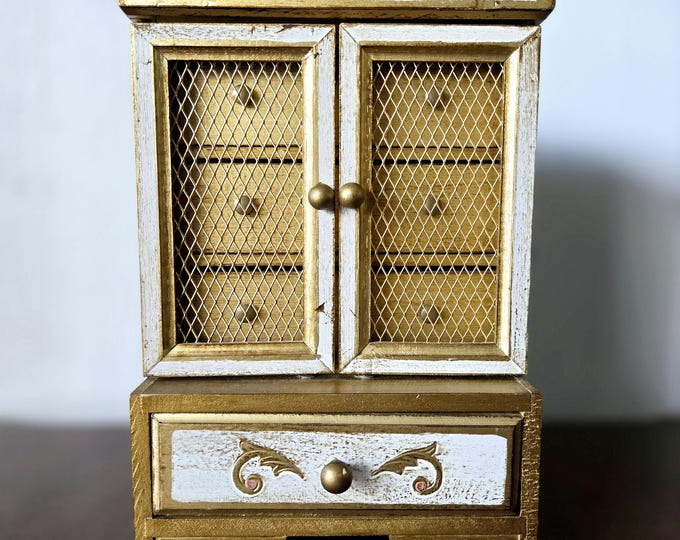 Wooden Florentine Musical Jewelry Box Italian Art Italian Decor Wooden ...