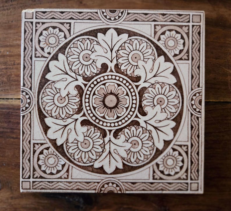 Antique Victorian Tiles Aesthetic Movement Tiles Antique Tiles ...