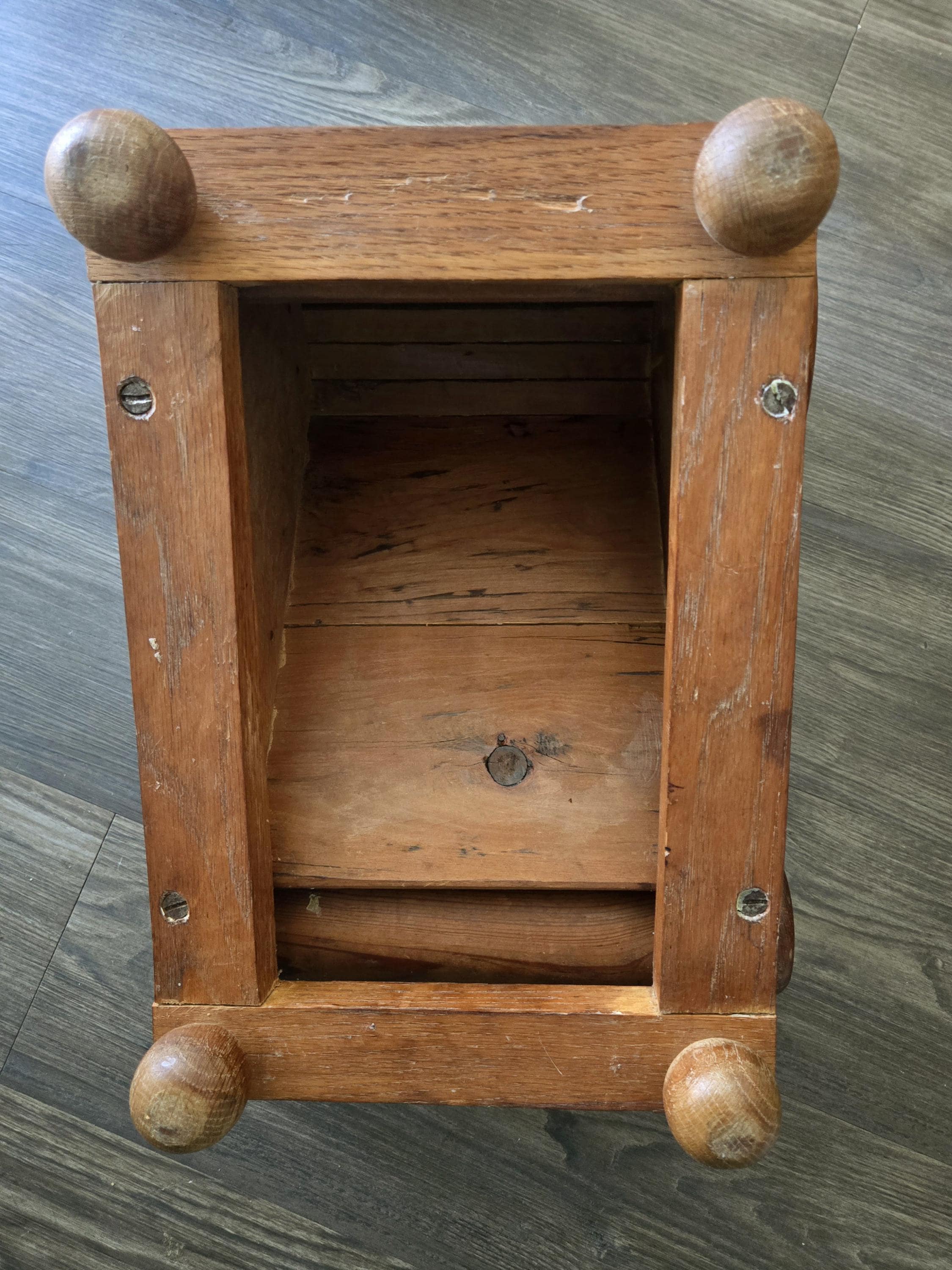 Antique Wooden Foot Stool, 1800s Gout Support - Etsy