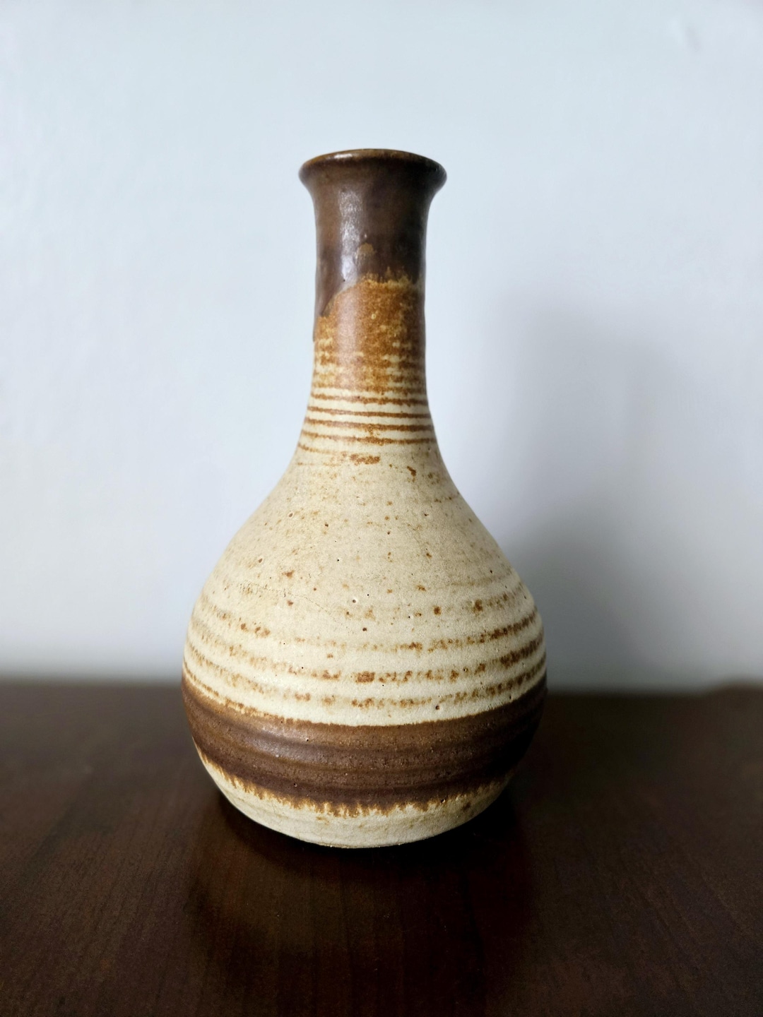 Ken Booth Art Pottery Vase Washington Pottery Brown Stoneware Vase - Etsy