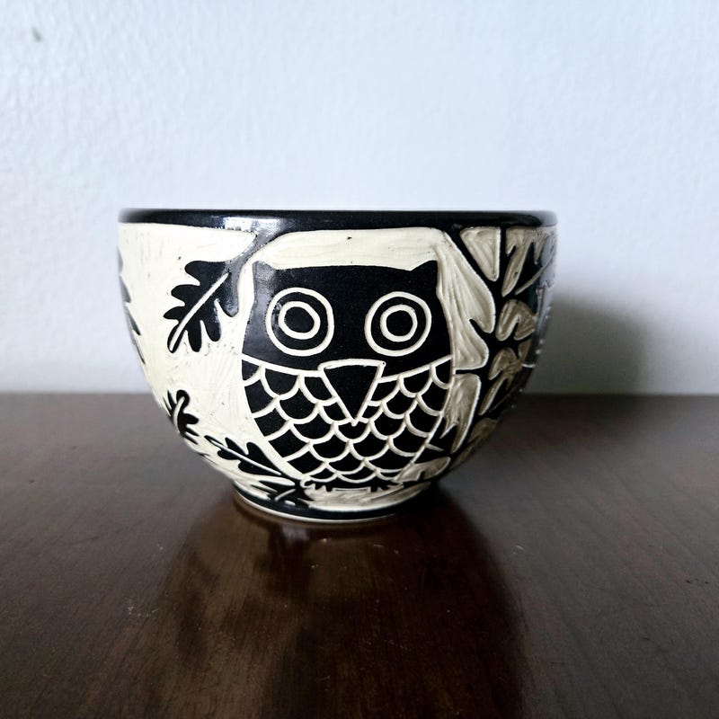 Sgraffito Bowl - Etsy