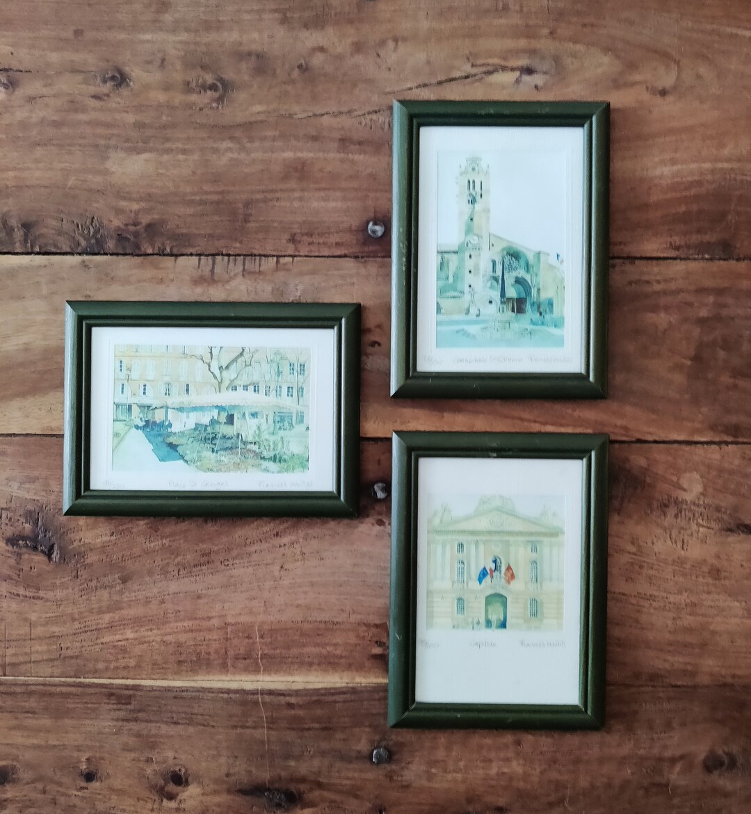 Limited Edition French Watercolor Prints Original Art French Paintings ...