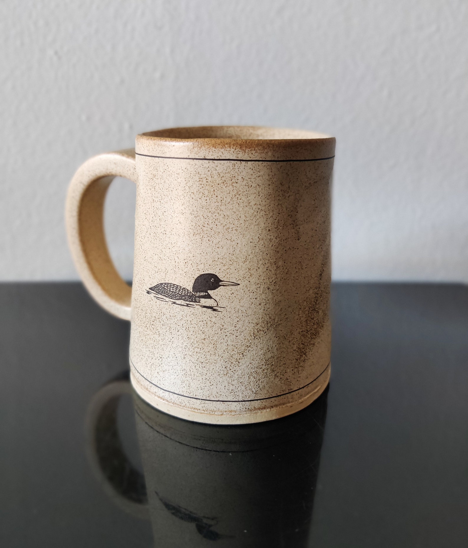 Vintage Art Pottery Souvenir Coffee Mug Tsuniah Lake Lodge British ...