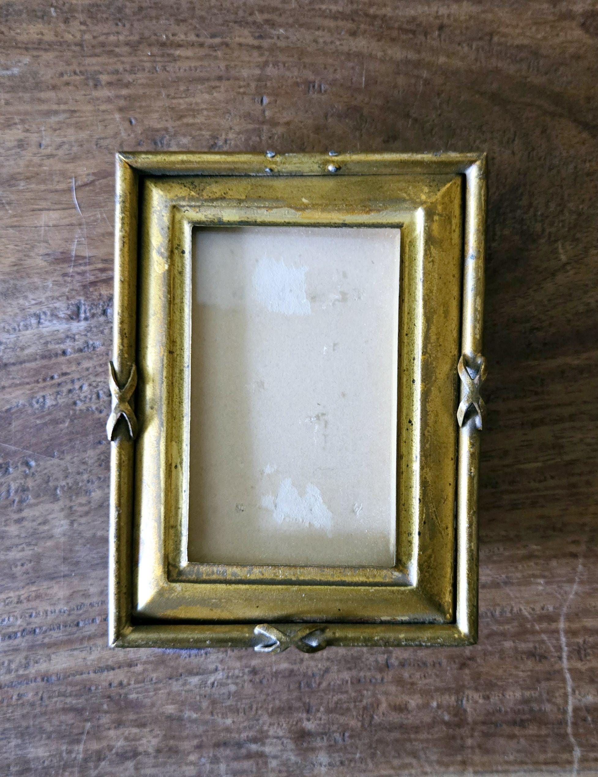 Antique Brass Picture Frame 1900s Gold Picture Frames - Etsy