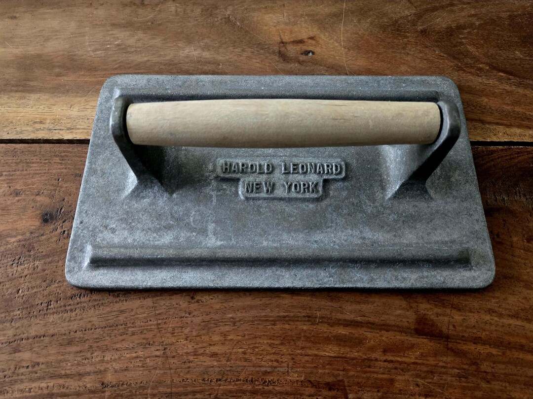 Antique Harold Leonard Bacon Press Aluminum Bacon Press Antique Kitchen ...