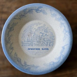 Vintage MH Strikow Art Porcelain Souvenir Plate Ahwahnee Hotel ...