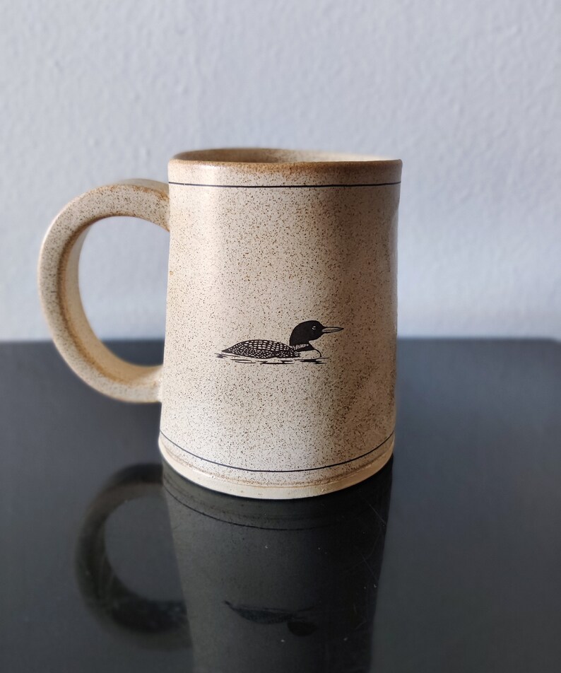 Vintage Art Pottery Souvenir Coffee Mug Tsuniah Lake Lodge British ...