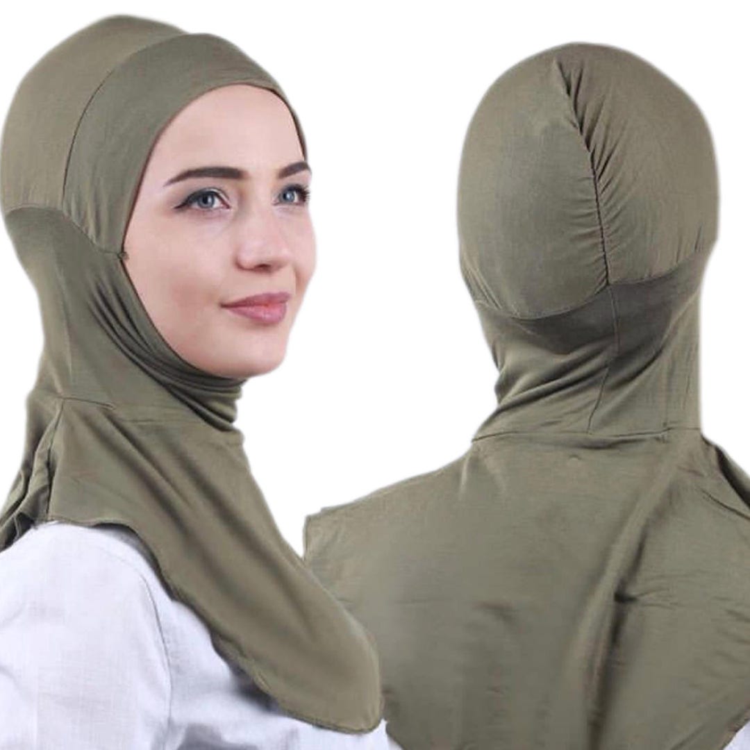 Women's Scarf Cap Bone Bonnet - Ninja Hijab Islamic Neck Cover for ...
