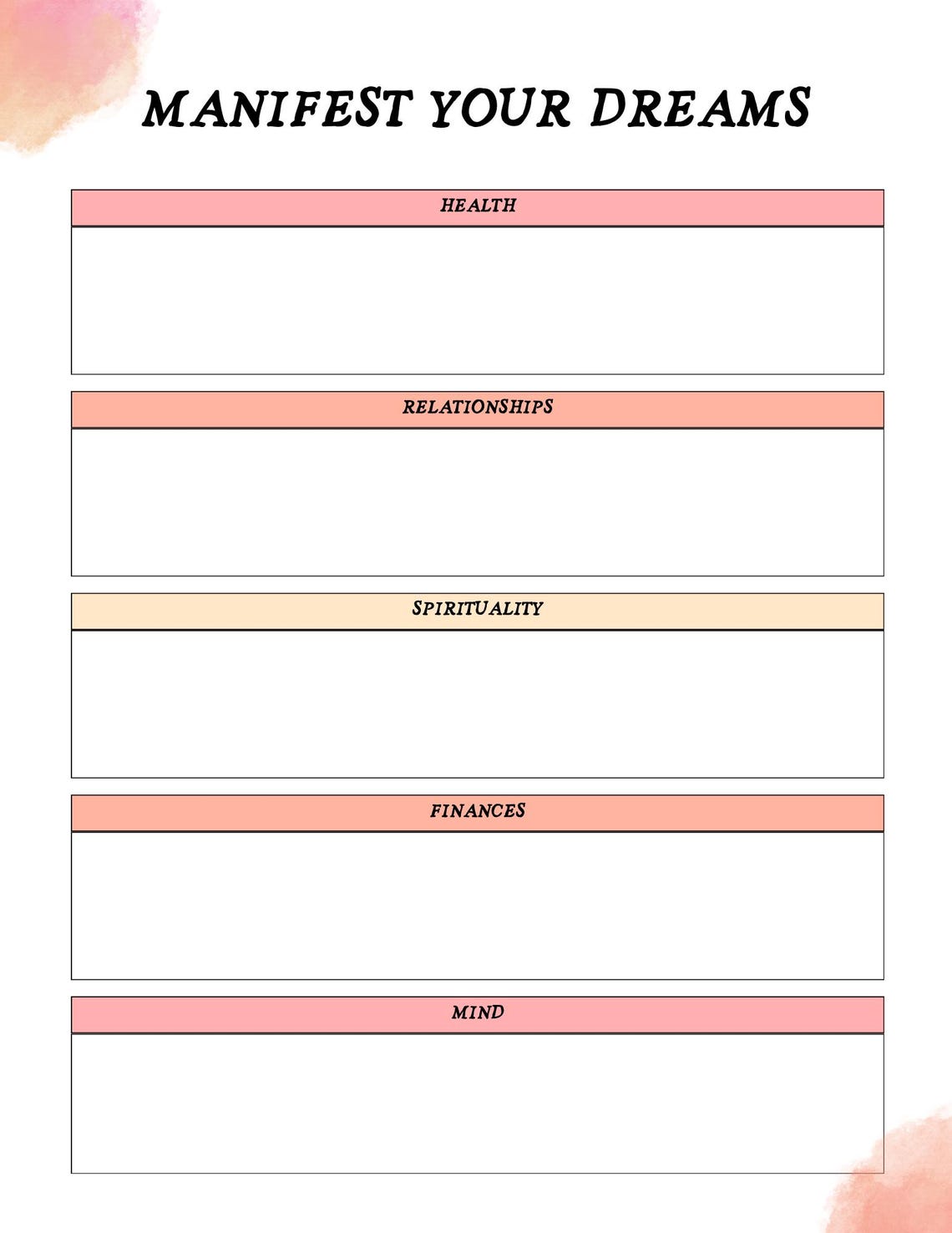 Ultimate Digital Manifestation Journal Template | Digital Law of ...