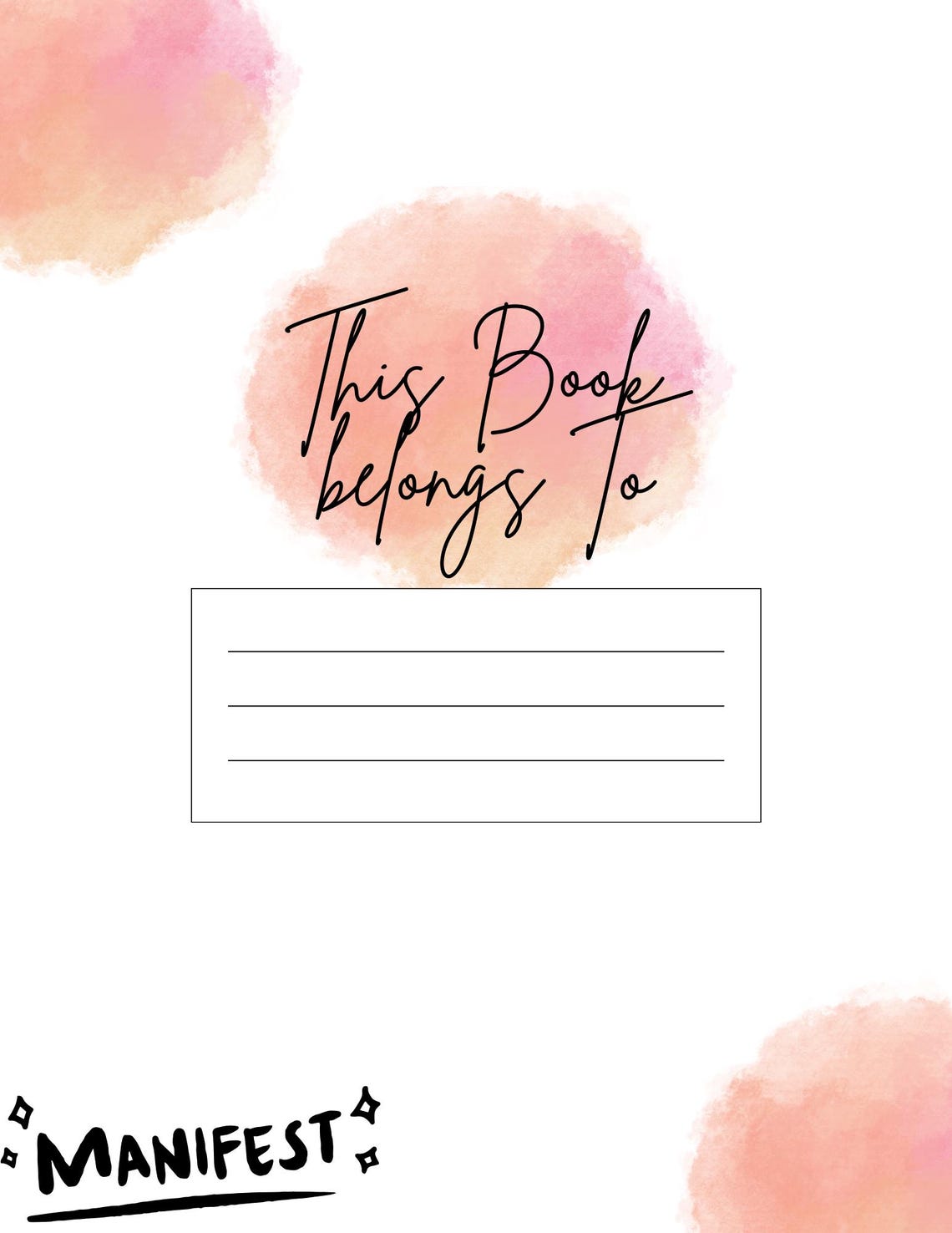 Ultimate Digital Manifestation Journal Template | Digital Law of ...