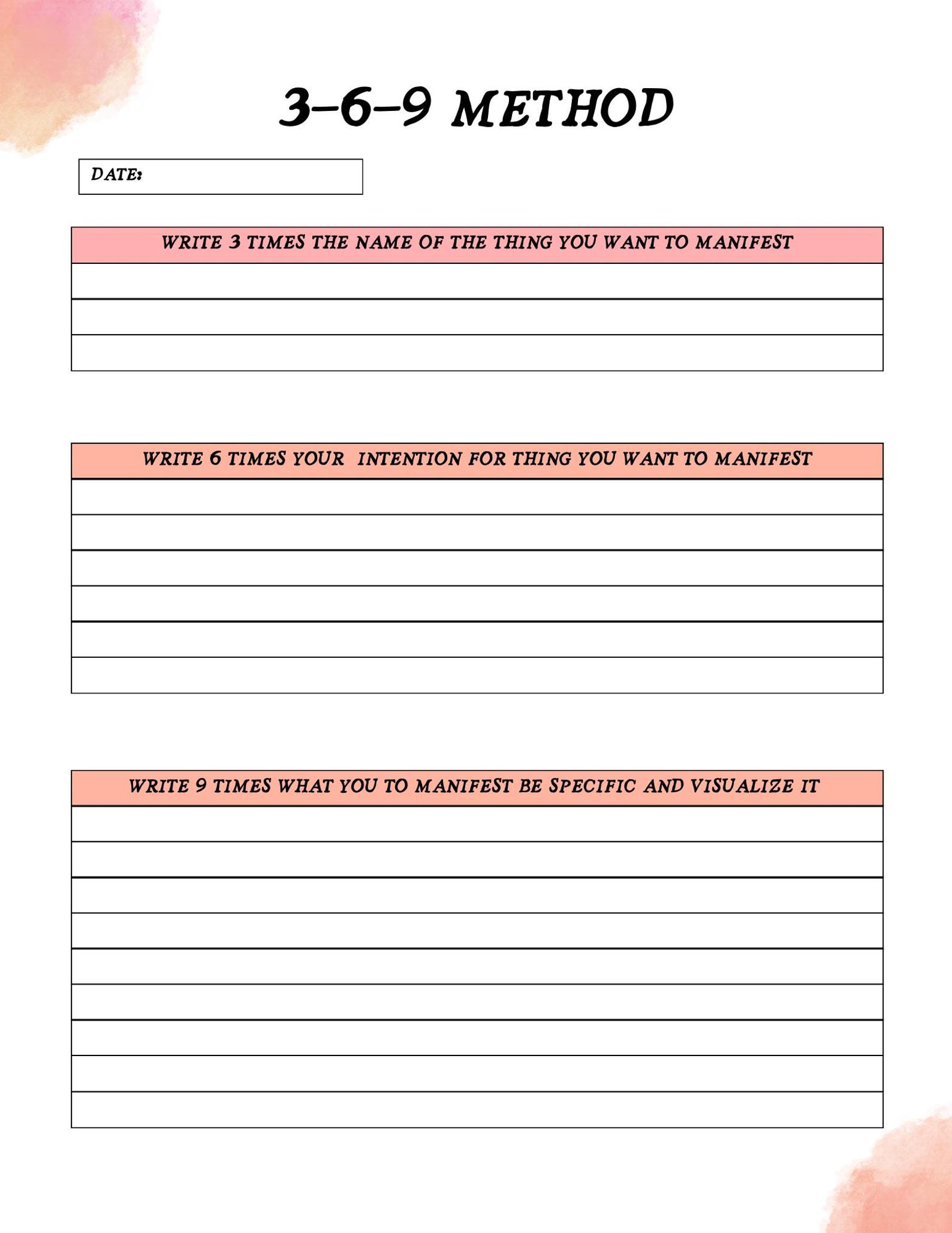 Ultimate Digital Manifestation Journal Template | Digital Law of ...