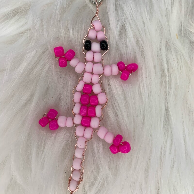 Pony Bead Keychain - Etsy