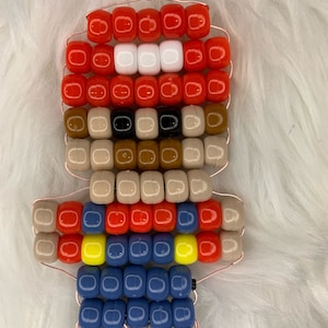 Mario Pony Bead Keychain - Etsy