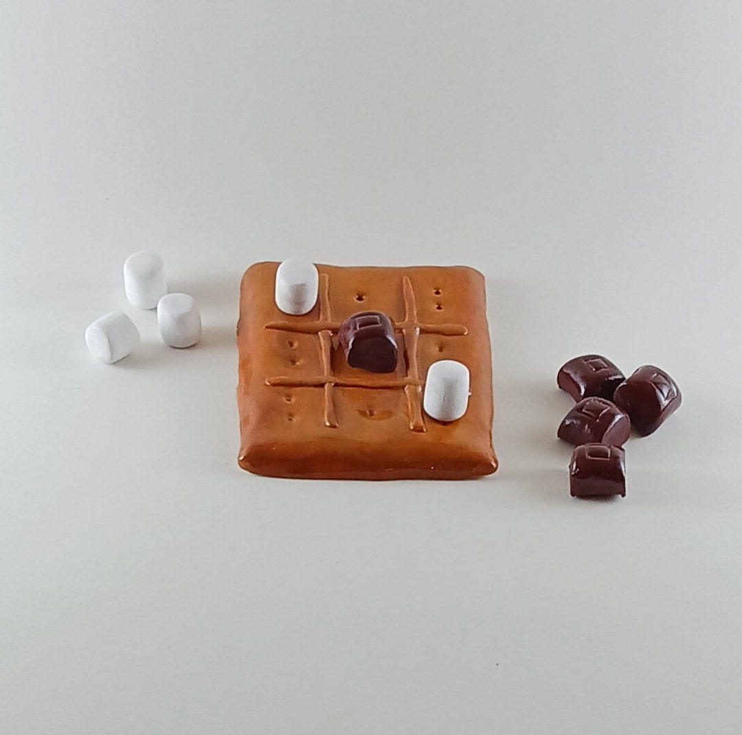 Handmade Smores MINI Tic Tac Toe Game Set Stocking Stuffer Party Favor ...