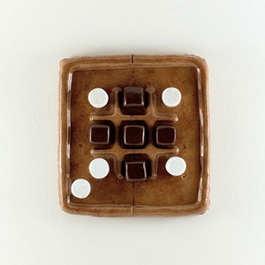 Smores Tic Tac Toe Game Set With Marsh Mellow and Chocolate Square Game ...
