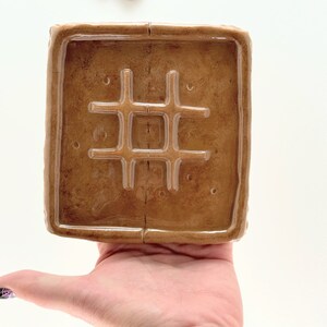 Smores Tic Tac Toe Game Set With Marsh Mellow and Chocolate Square Game ...