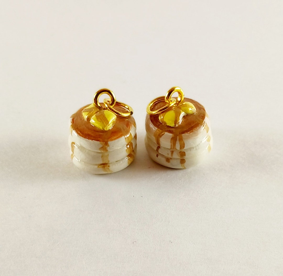 Stack of Pancakes Charm Set - Etsy