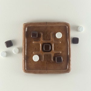 Smores Tic Tac Toe Game Set With Marsh Mellow and Chocolate Square Game ...