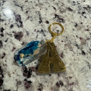 Letter Keychain (personalized) - Etsy