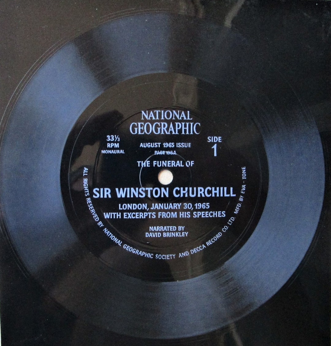 Winston Churchill the Funeral of Vinyl Single - Etsy