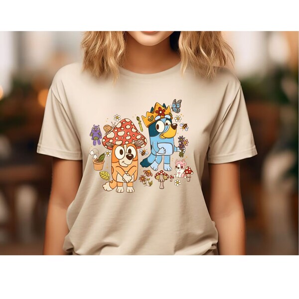 Bluey Adult Tee Shirts - Etsy