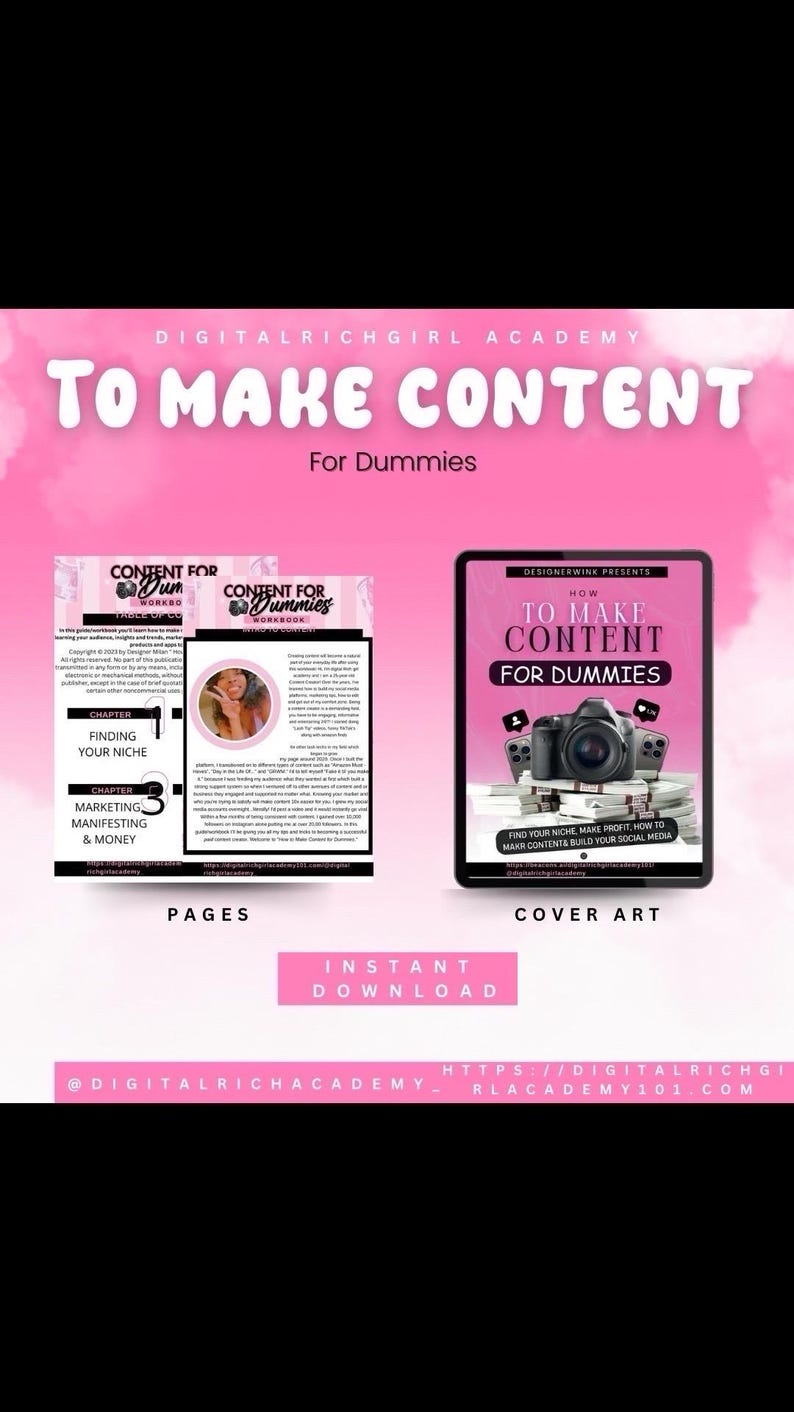 How to Make Content for Dummies - Etsy