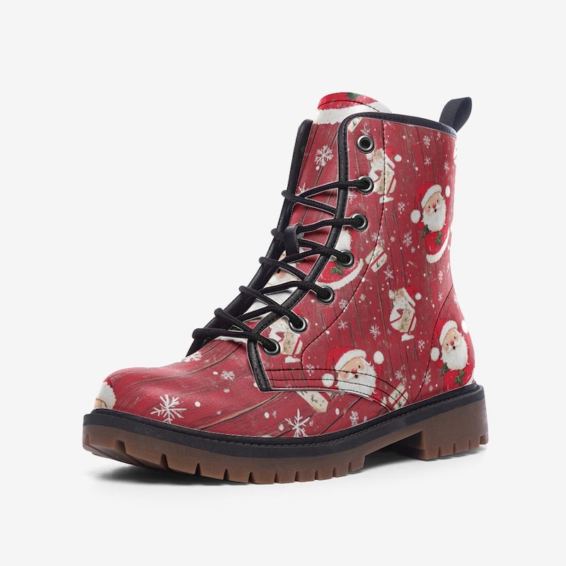 Leather Santa Claus Boots - Etsy