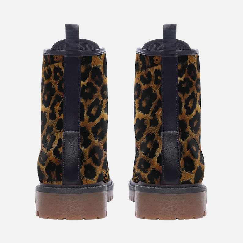 Leopard Print Boots Leopard Print Shoes Leopard Print Combat Boots ...