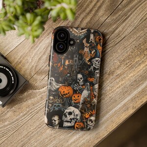 Vintage Halloween Collage Phone Case iPhone Samsung Gothic Horror Lover ...