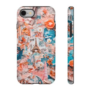 Paris Coquette Phone Case Paris Collage Tough Phone Case Parisian Phone ...