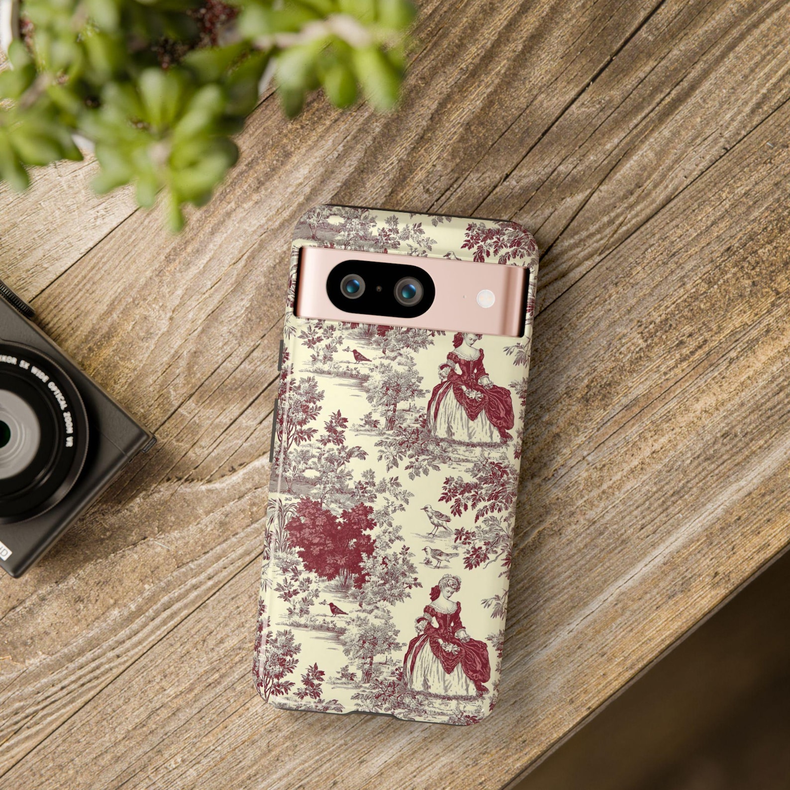 Victorian-era French Floral Phone Case Toile De Jouy French Tough Phone ...