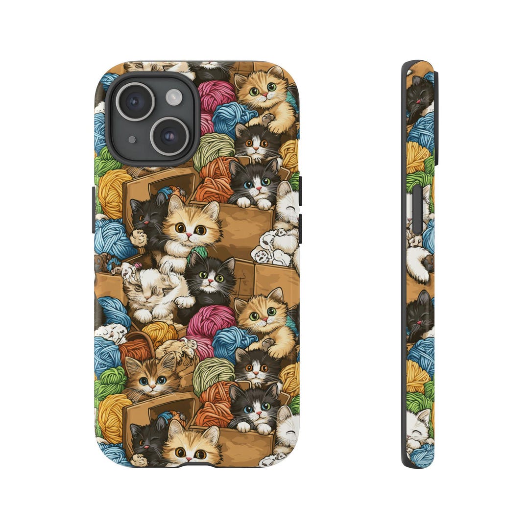 Cat Phone Case Tough Case iPhone Phone Case Samsung ALL SIZES Cute Gift ...