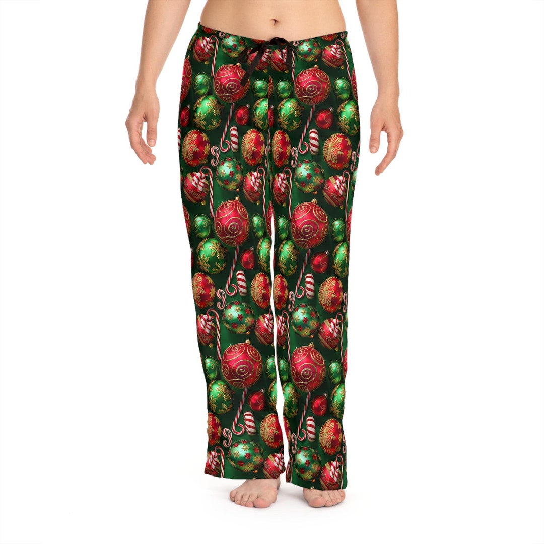 Christmas Tree Pajama Pants Womens Christmas Pajama Pants White ...