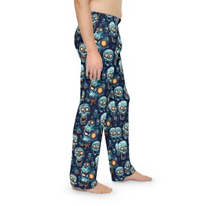 Zombies Men's Halloween Pajama Pants (AOP) Evil Zombies Skull Pajama ...