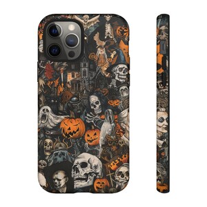 Vintage Halloween Collage Phone Case iPhone Samsung Gothic Horror Lover ...
